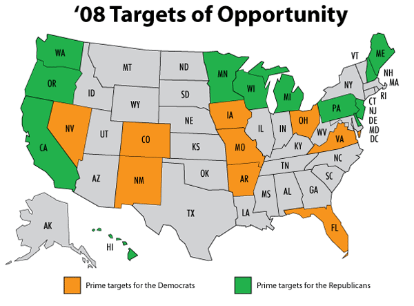 RealClearPolitics - Articles - Can Democrats Redraw the Electoral Map?