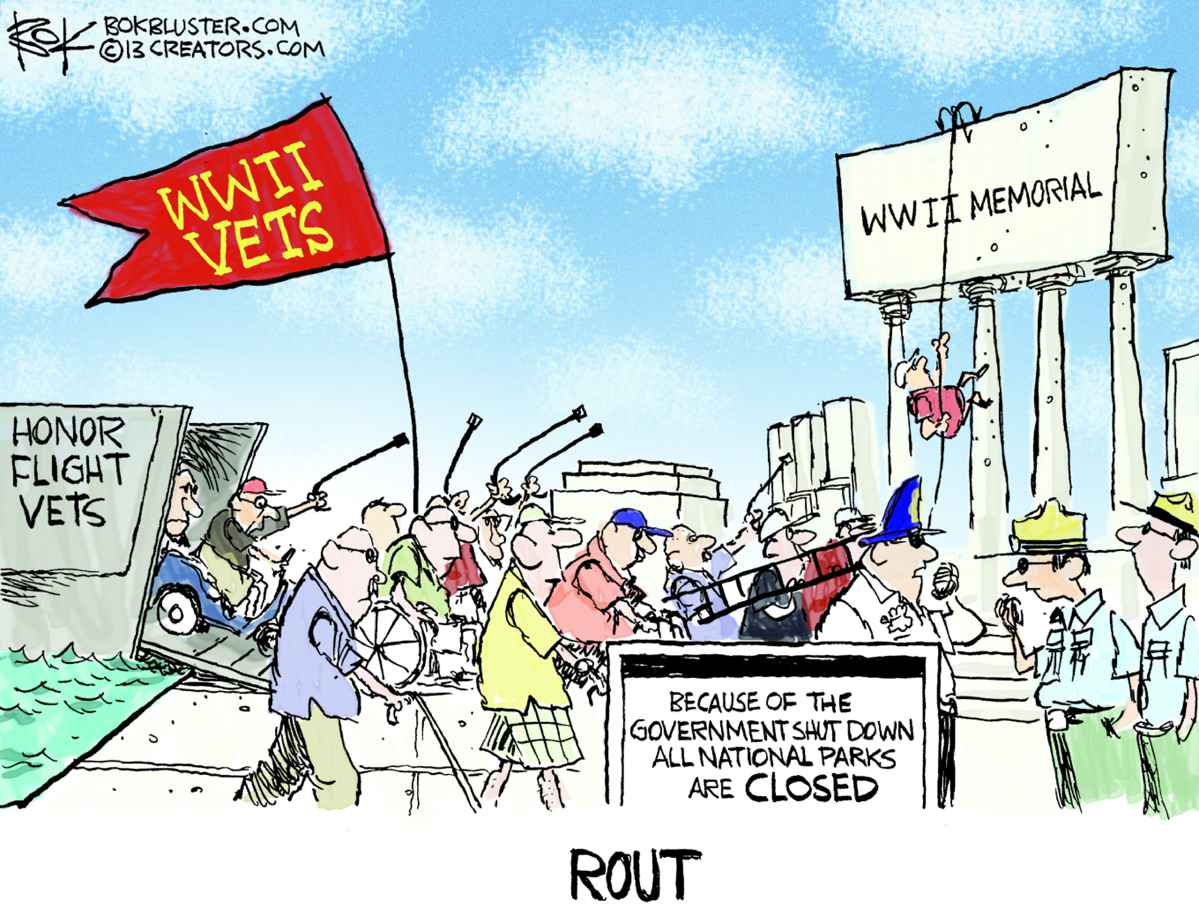 RealClearPolitics - Cartoons - Chip Bok for 10/03/2013