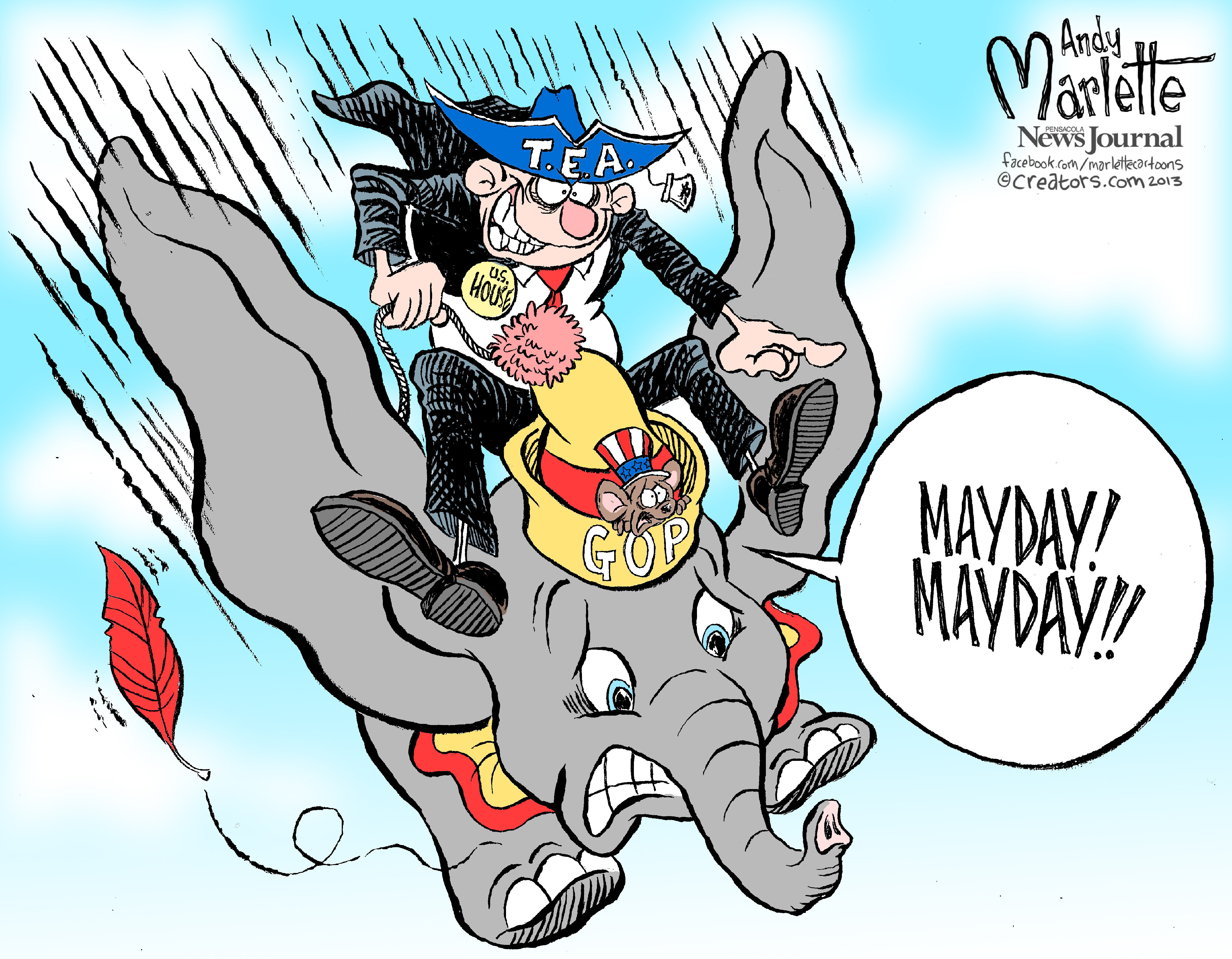 RealClearPolitics - Cartoons - Andy Marlette for 10/07/2013