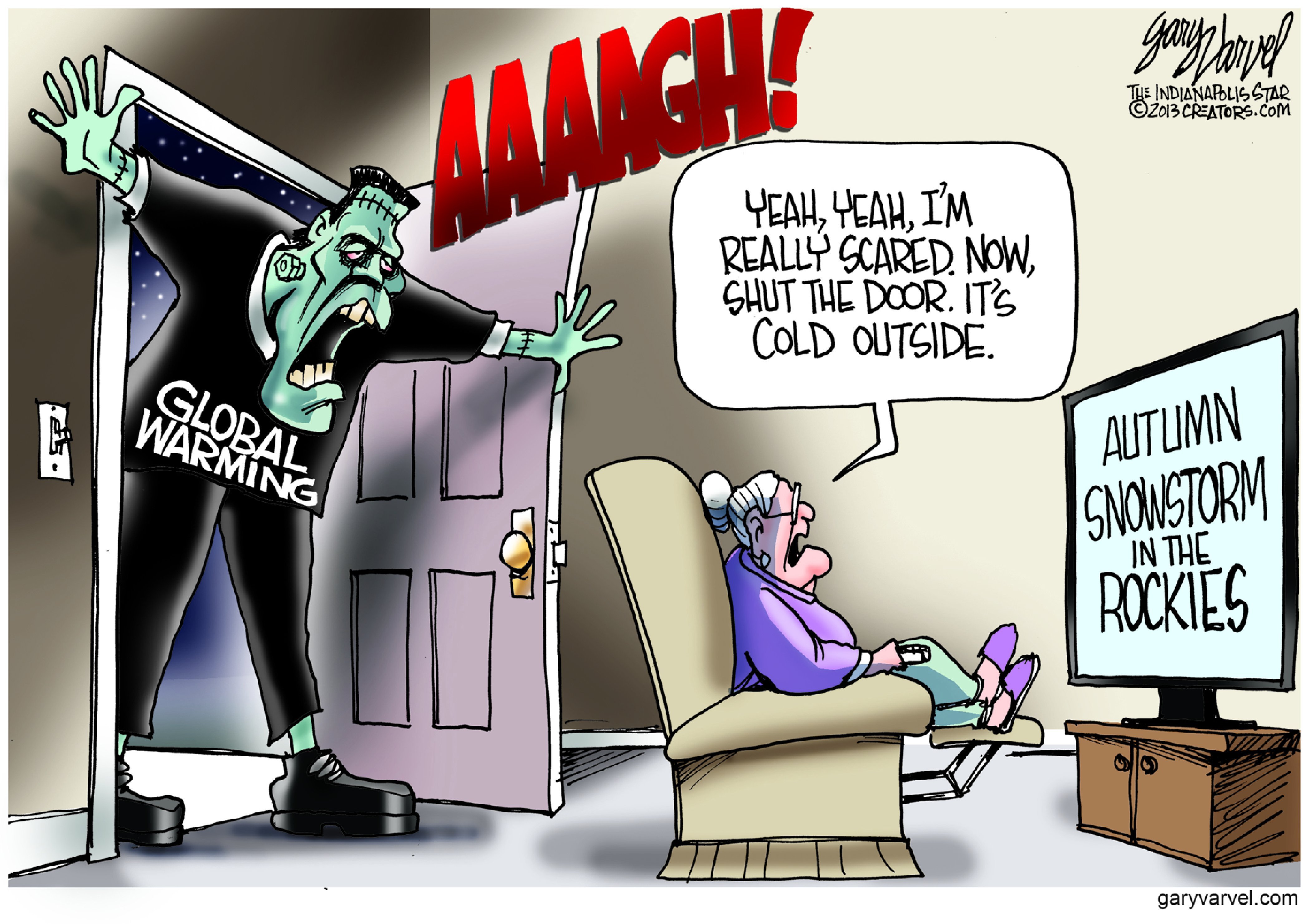 RealClearPolitics - Cartoons - Gary Varvel - 10/08/2013