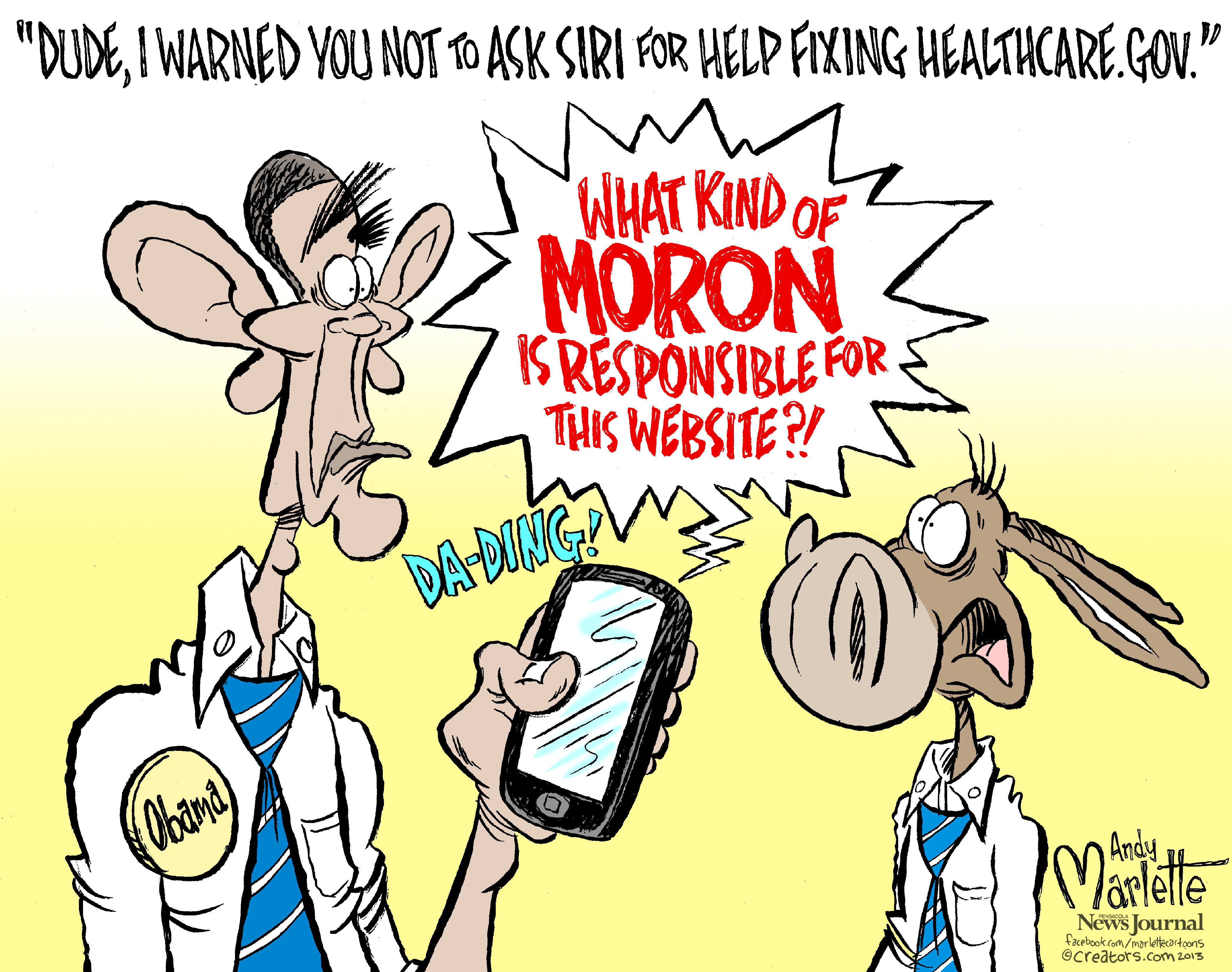 RealClearPolitics - Cartoons - Andy Marlette for 10/09/2013