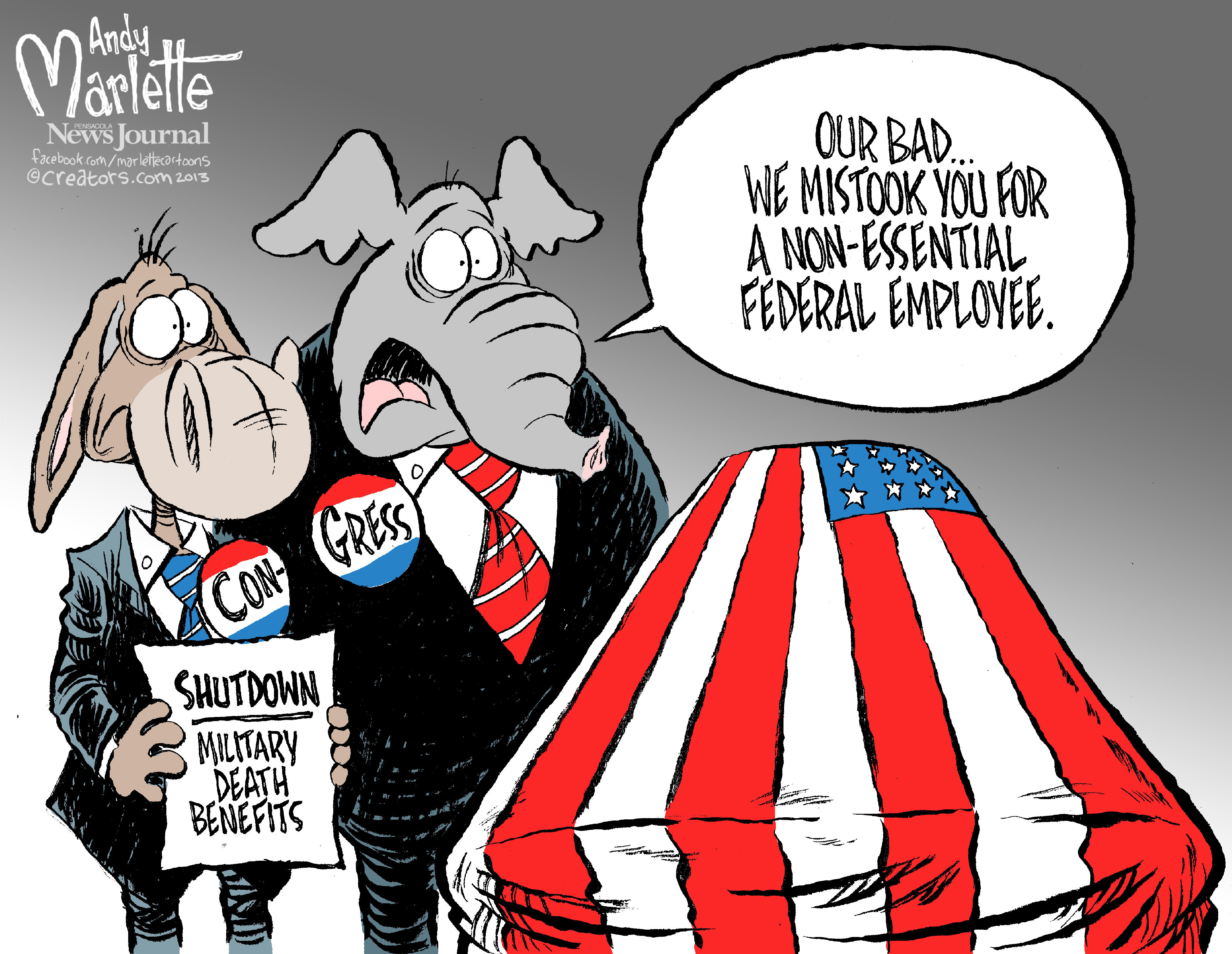 RealClearPolitics - Cartoons - Andy Marlette - 10/12/2013