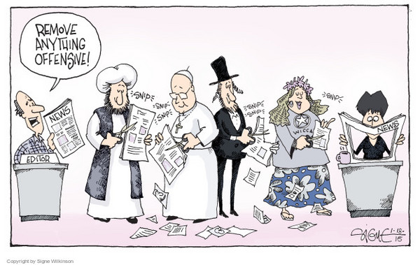 RealClearPolitics - Signe Wilkinson - 01/18/2015 - Political Cartoons