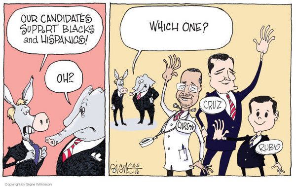 Democratic Political Cartoons 2016 Opinion | These Cartoons Tell The