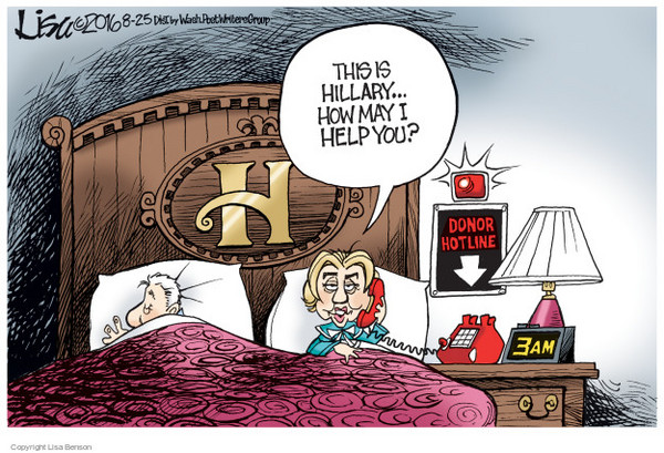 RealClearPolitics - Cartoons of the Week - Current Cartoon: 2016-08-25 ...