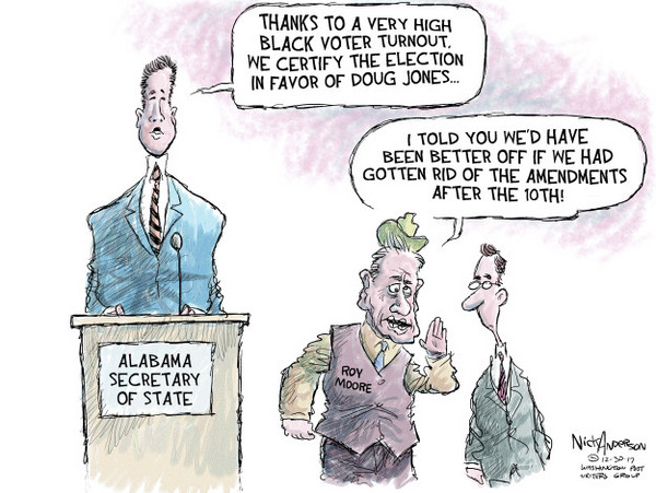 10th Amendment Political Cartoon