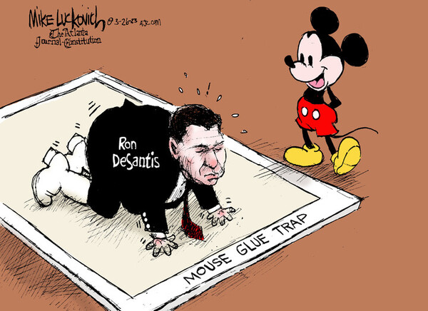 political cartoon disney