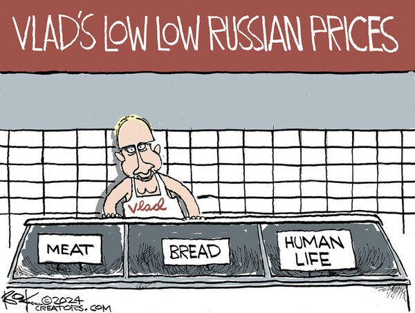 RealClearPolitics | Chip Bok for Feb 22, 2024 | Political Cartoons