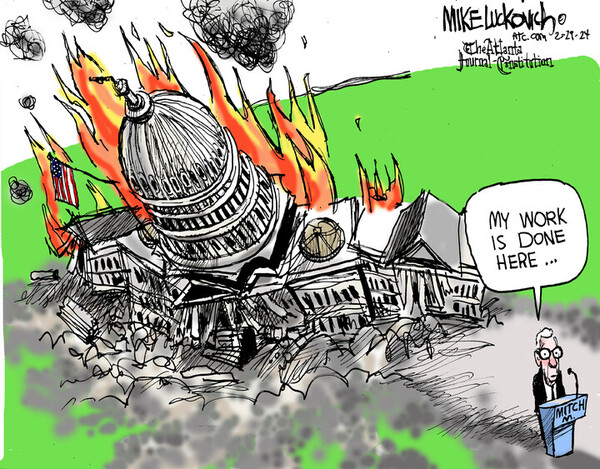 RealClearPolitics - Cartoons of the Week - Mike Luckovich for Feb 29 ...