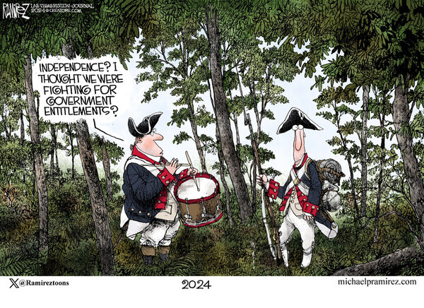 RealClearPolitics | Michael Ramirez for Jul 04, 2024 | Political Cartoons