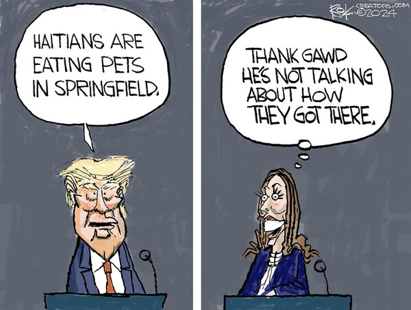 RealClearPolitics | Chip Bok for Sep 13, 2024 | Political Cartoons