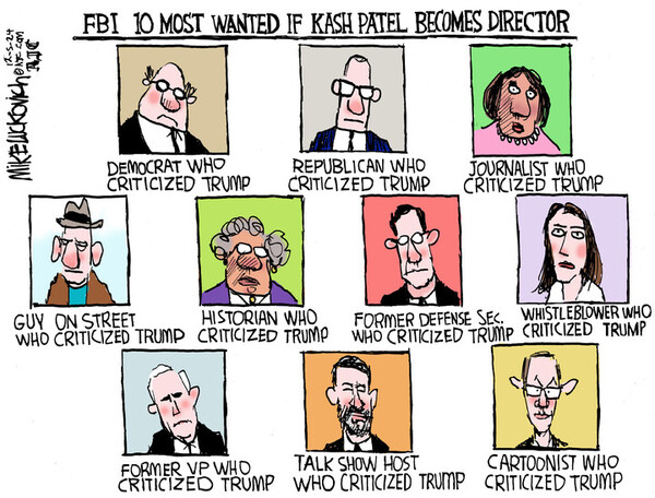 RealClearPolitics | Mike Luckovich for Dec 05, 2024 | Political Cartoons RealClearPolitics | Mike Luckovich for Dec 05, 2024 | Political Cartoons