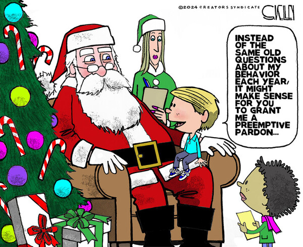 RealClearPolitics | Steve Kelley for Dec 11, 2024 | Political Cartoons