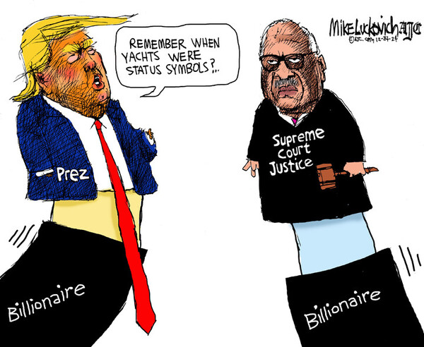 RealClearPolitics | Mike Luckovich for Dec 24, 2024 | Political Cartoons