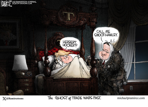 RealClearPolitics - Cartoons of the Week - Michael Ramirez for Mar 06, 2025 - Political Cartoons