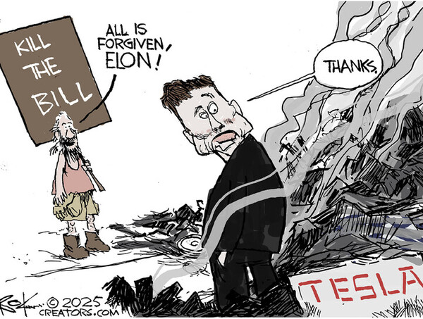 RealClearPolitics | Chip Bok for Jun 06, 2025 | Political Cartoons