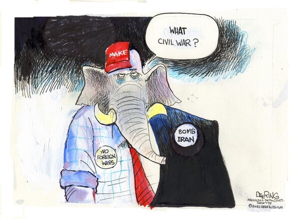 RealClearPolitics | John Deering for Jun 19, 2025 | Political Cartoons