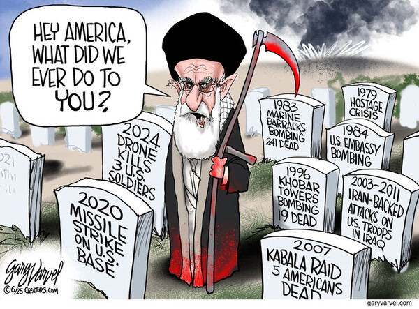 RealClearPolitics | Gary Varvel for Jun 24, 2025 | Political Cartoons