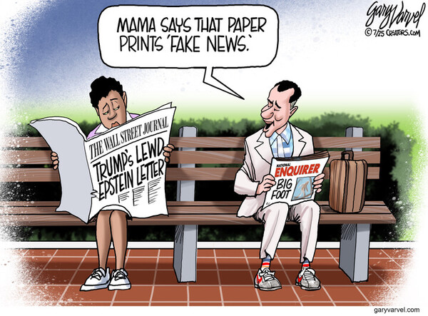 RealClearPolitics | Gary Varvel for Jul 22, 2025 | Political Cartoons