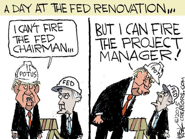 RealClearPolitics | Chip Bok for Jul 26, 2025 | Political Cartoons