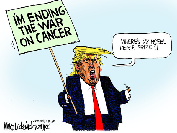 RealClearPolitics - Steve Breen - 09/18/2025 - Political Cartoons