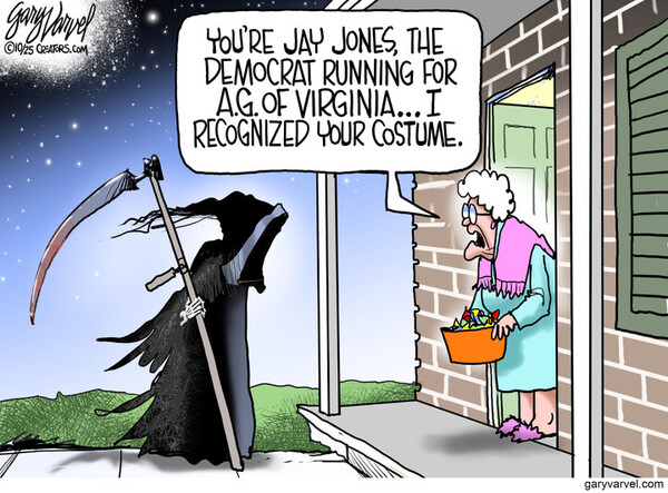 RealClearPolitics | Gary Varvel for Oct 07, 2025 | Political Cartoons