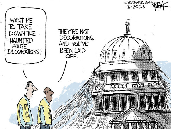 RealClearPolitics | Chip Bok for Nov 04, 2025 | Political Cartoons