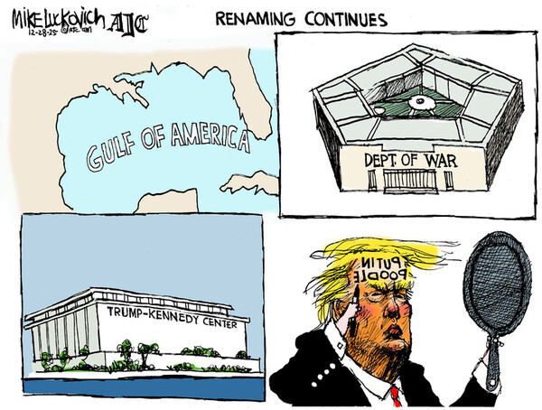 RealClearPolitics - Michael Ramirez - 12/28/2025 - Political Cartoons