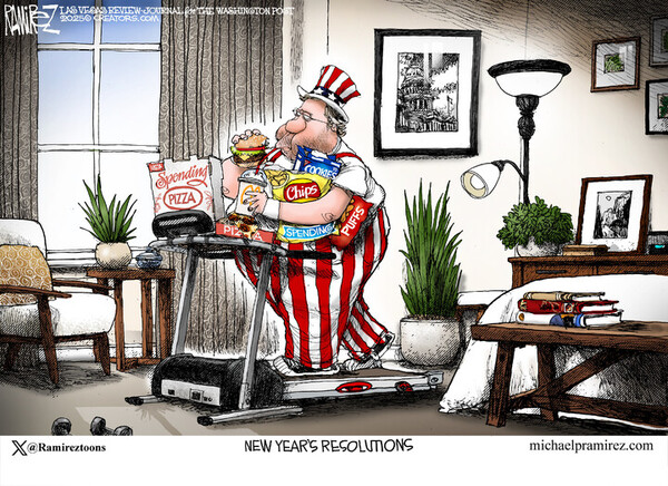 RealClearPolitics | Michael Ramirez for Jan 06, 2026 | Political Cartoons
