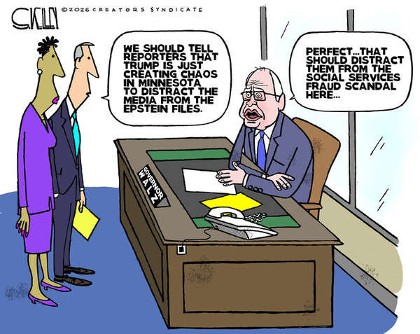 RealClearPolitics - John Deering - 01/09/2026 - Political Cartoons