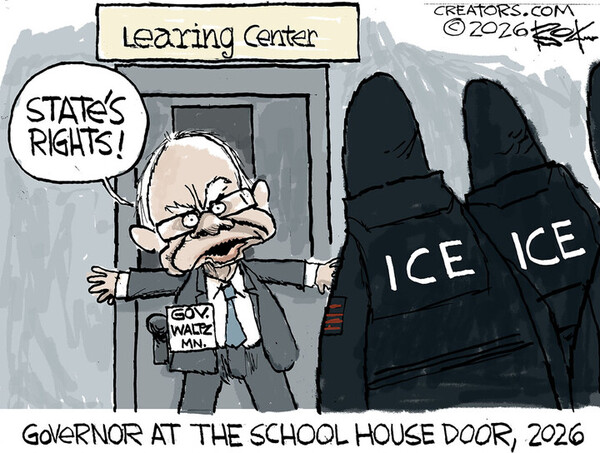 RealClearPolitics | Chip Bok for Jan 16, 2026 | Political Cartoons