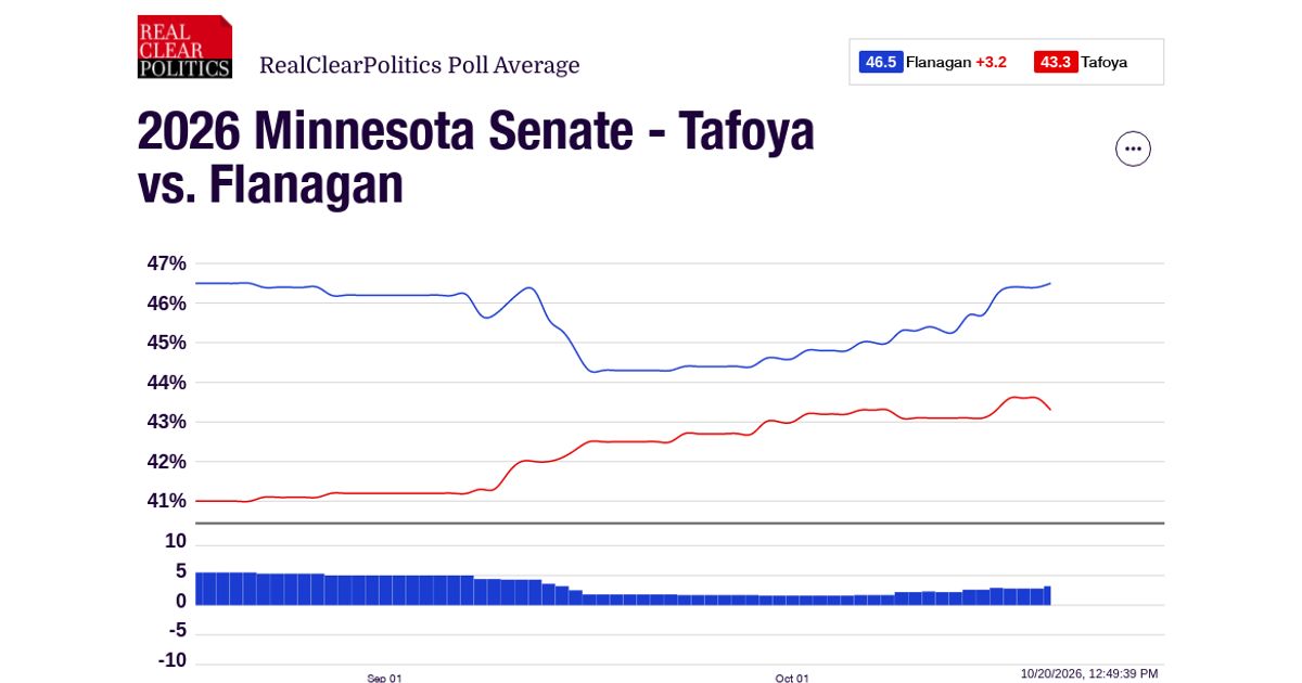 2026 Minnesota Senate - Tafoya vs. Flanagan | RealClearPolling