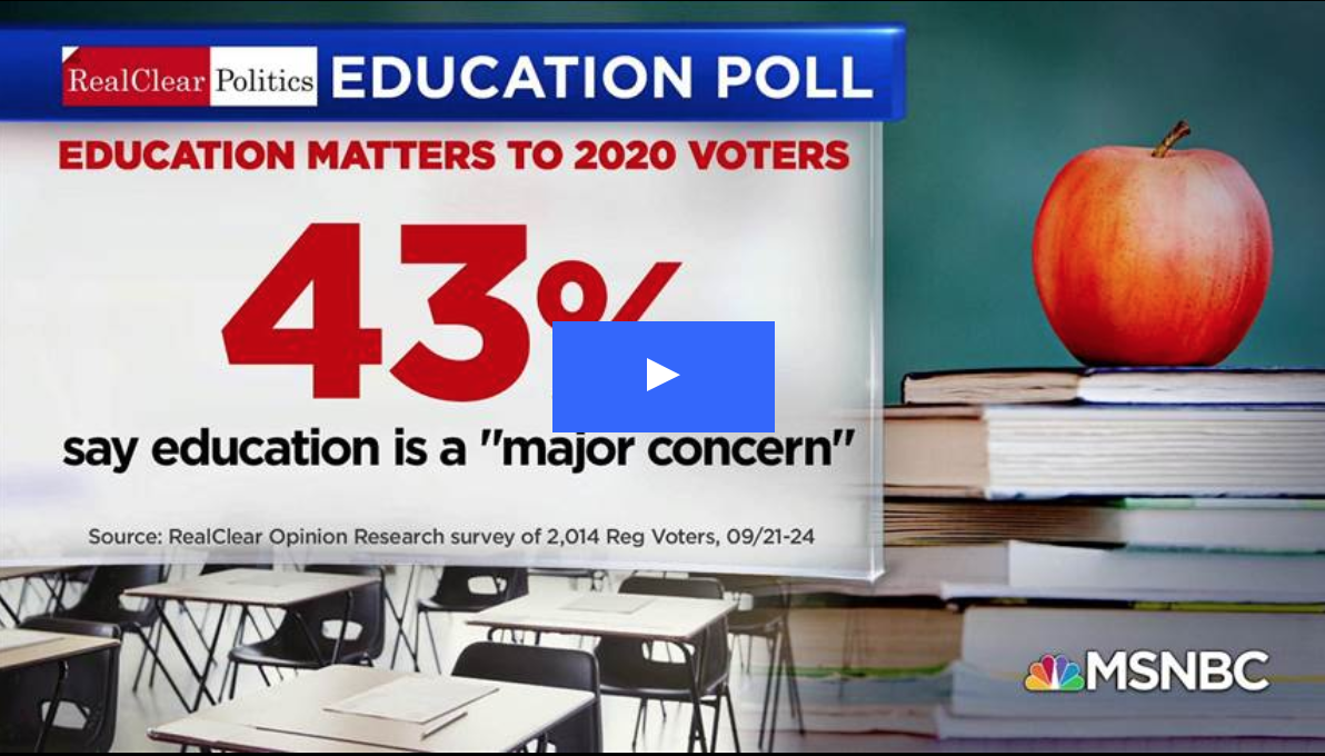RCP Poll: K-12 Education Falls Short, and Hope for Gains Lags ...